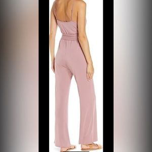 l*space | Pants & Jumpsuits | Lspace Alora Wide Leg Jumpsuit Dusty Rose ...